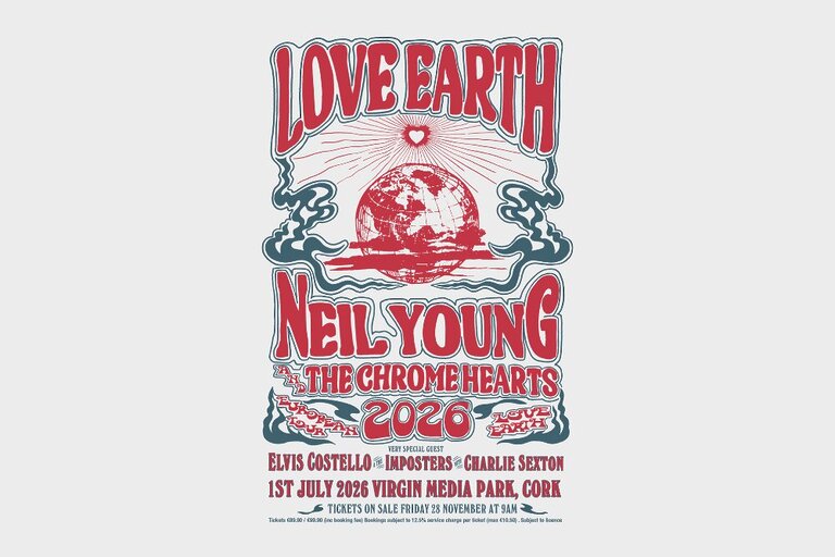 Neil Young and The Chrome Hearts Announce Cork 2026 Date - Ireland's ...
